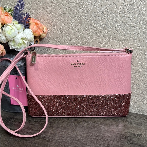 kate spade | Bags | Kate Spade New York Greta Court Ramey Glitter ...